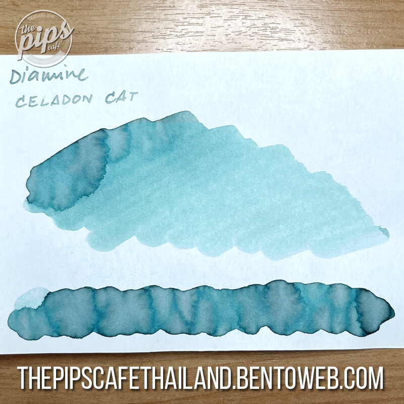 Diamine - Celadon Cat (30ml.) - The PIPS Cafe'