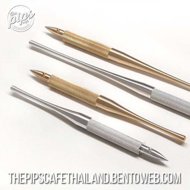 Colorverse Ink : Shuttle Nib Holder - Long - Aluminum - The PIPS Cafe'