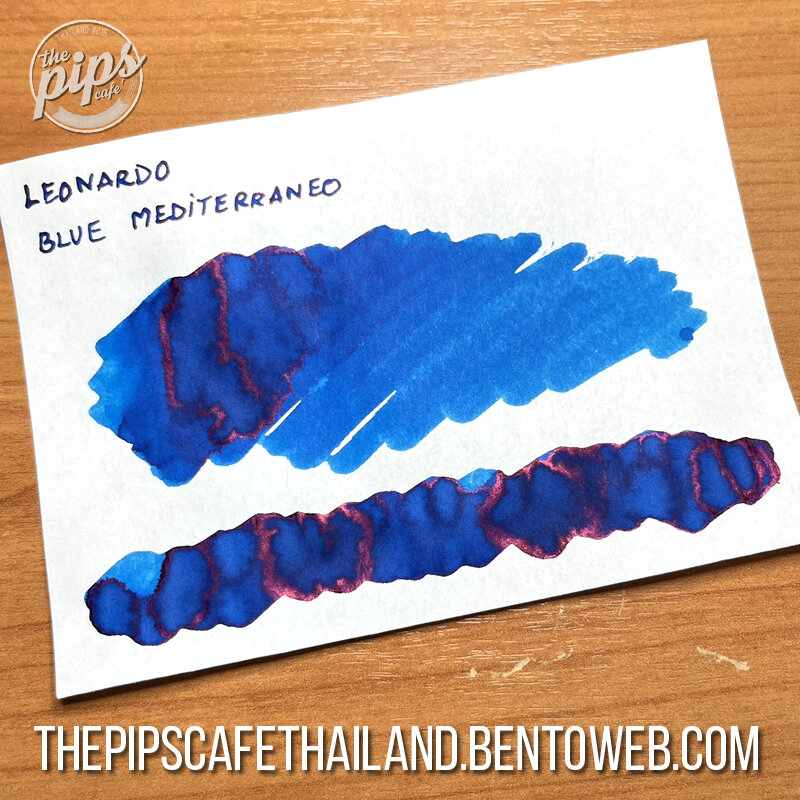 Leonardo : Ink - Blue Mediterraneo (40ml.) - The PIPS Cafe'