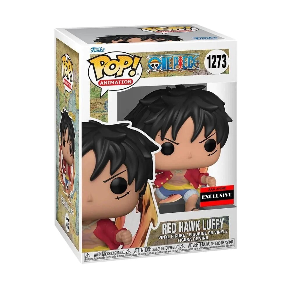 Funko POP Red Hawk Luffy 1273 : One Piece AAA Anime Exclusive - Ant Toy ...