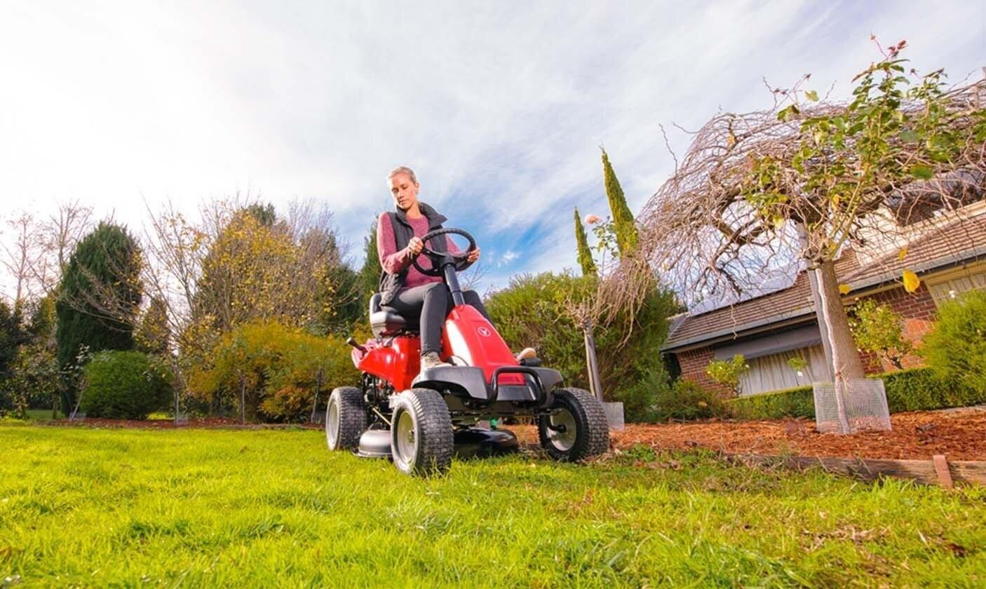 ROVER MINI RIDER HYDRO รถตัดหญ้าแบบนั่งขับ 30 นิ้ว + กล่องเก็บหญ้า ...