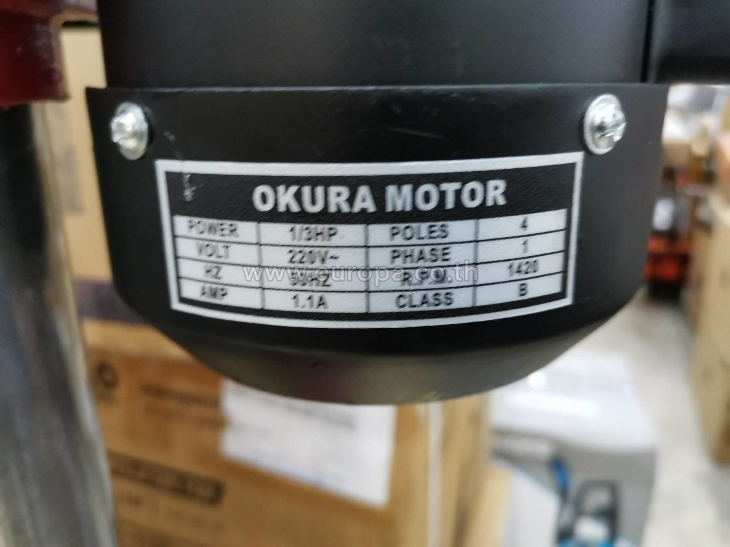 OKURA YD-13S สว่านแท่น 13 มม 1/3 แรงม้า (แถมปากกาจับ | 220V.| รับประกัน 1 ปี) - HereTools