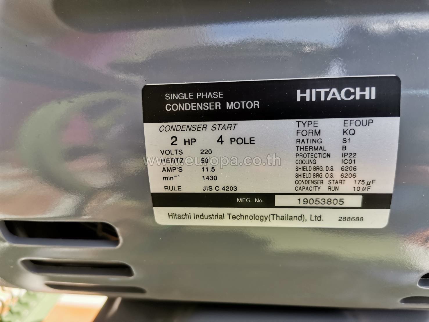 (BOM) SWAN SVP-202-106L-HI220 ปั้มลม 2 แรงม้า ถัง 106 ลิตร รุ่น SVP-202 ...