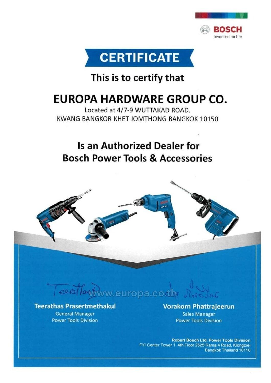 BOSCH 1600A00F6X แบตเตอรี่ 12V. ความจุ 2.0 Ah (รับประกัน 6 เดือน) - EUROPA.co.th