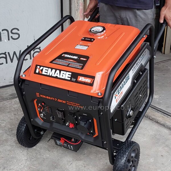 KEMAGE KM-INVT-7.5KW เครื่องปั่นไฟเบนซิน INVERTER 8,000 วัตต์ จ่ายไฟ ...