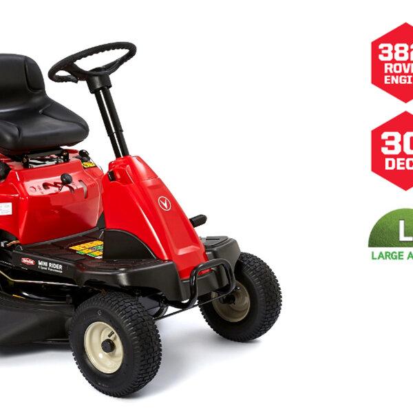 ROVER MINI-RIDER-382/30 รถตัดหญ้าแบบนั่งขับ 30 นิ้ว + กล่องเก็บหญ้า ...