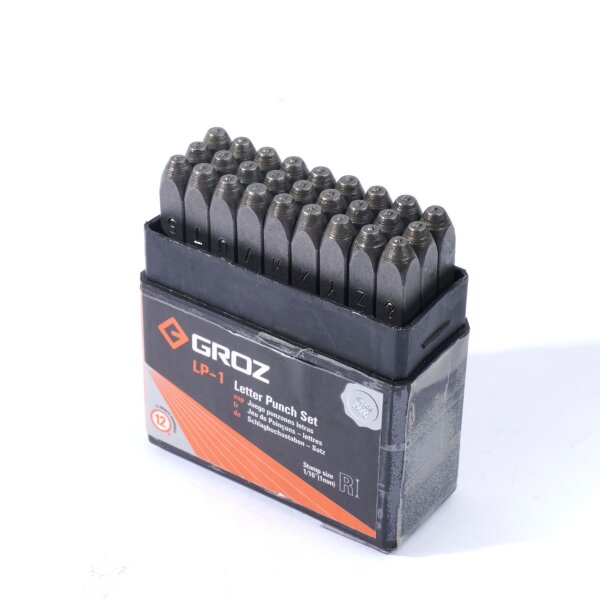 GROZ LP เหล็กตอกตัวอักษร A - Z (พิมพ์ใหญ่) - EUROPA.co.th