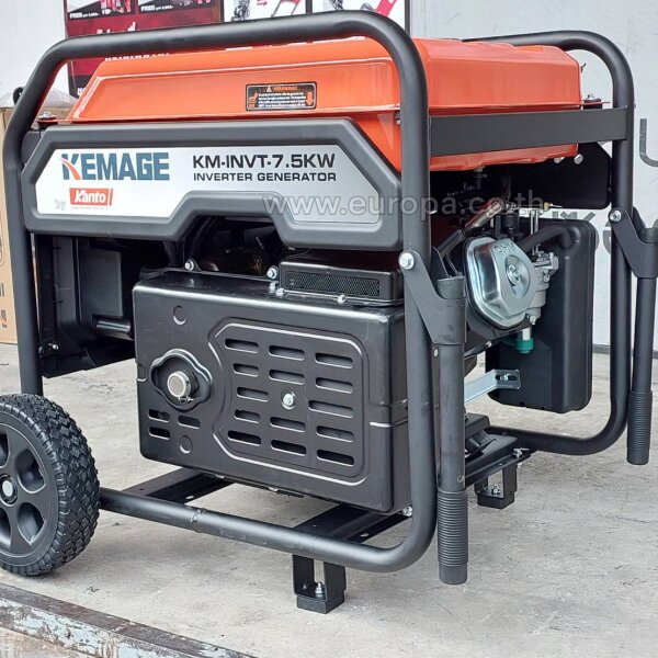KEMAGE KM-INVT-7.5KW เครื่องปั่นไฟเบนซิน INVERTER 8,000 วัตต์ จ่ายไฟ 220V. 17.0HP (สตาร์ทไฟฟ้า ...