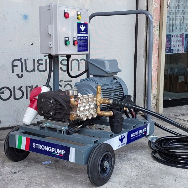 STRONGPUMP WS201-380.STD2 (Pressure by INTERPUMP) เครื่องฉีดน้ำแรงดัน ...