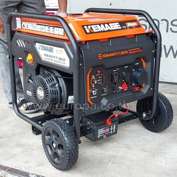 KEMAGE KM-INVT-5KW เครื่องปั่นไฟเบนซิน INVERTER 5,500 วัตต์ จ่ายไฟ 220V ...
