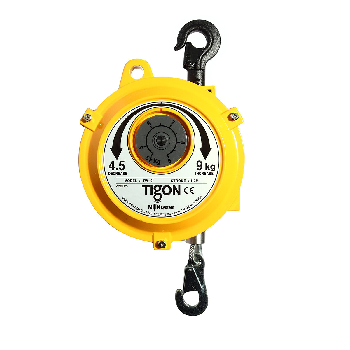TIGON TW-9 สปริงบาลานเซอร์ (รอกแขวนแบบสปริง) (รับน้ำหนัก 4.5 - 9.0 กก. ...