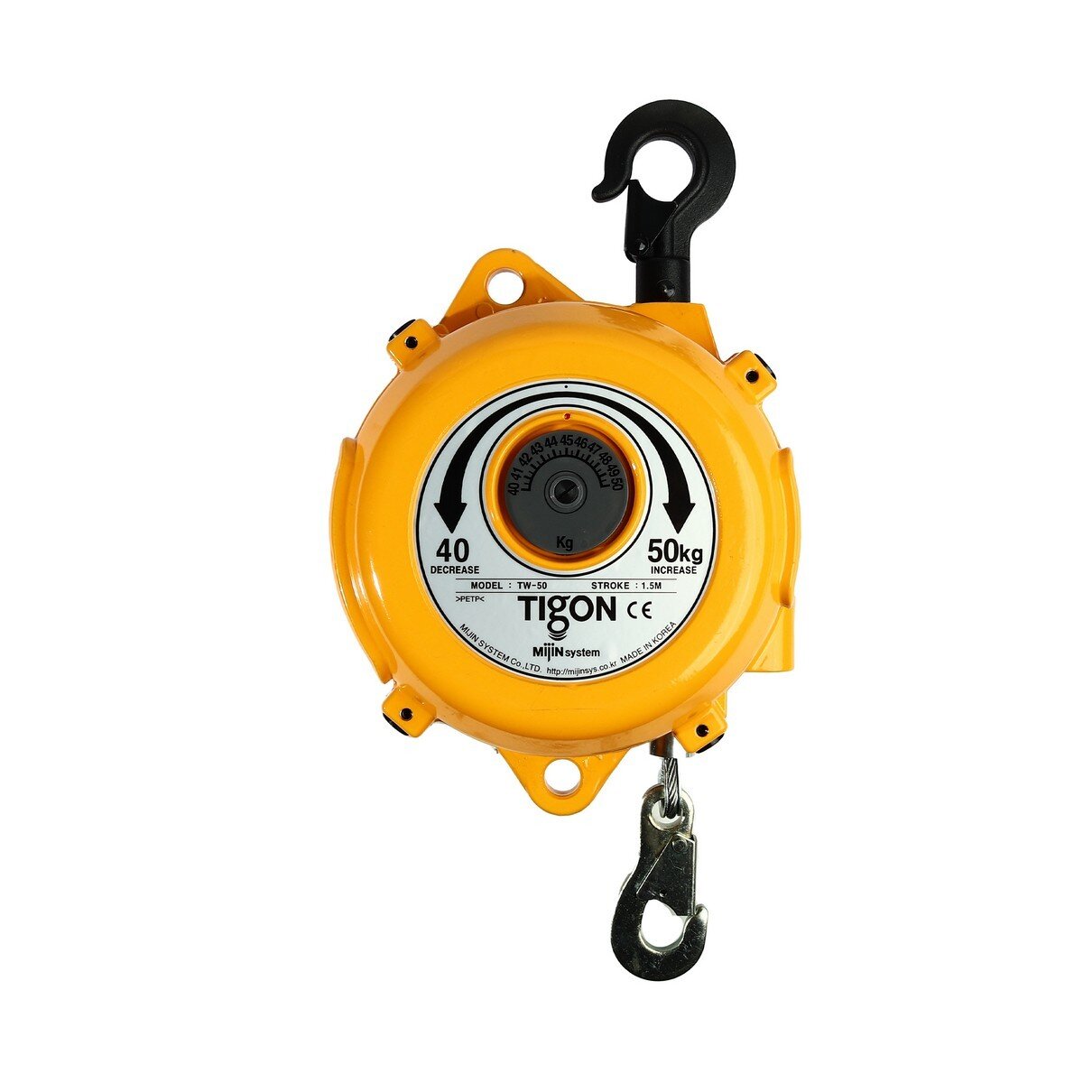 TIGON TW-50 สปริงบาลานเซอร์ (รอกแขวนแบบสปริง) (รับน้ำหนัก 40.0 - 50.0 ...