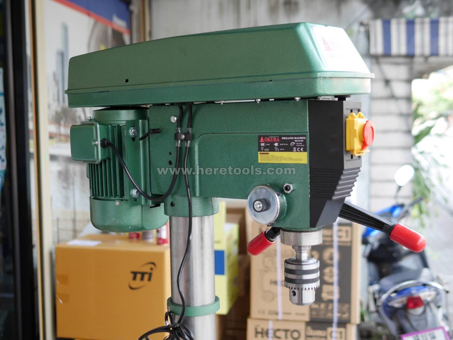 OKURA YD-25P สว่านแท่น 25 มม.(1 นิ้ว) 1.5 แรงม้า (220V.| รับประกัน 1 ปี) - EUROPA.co.th