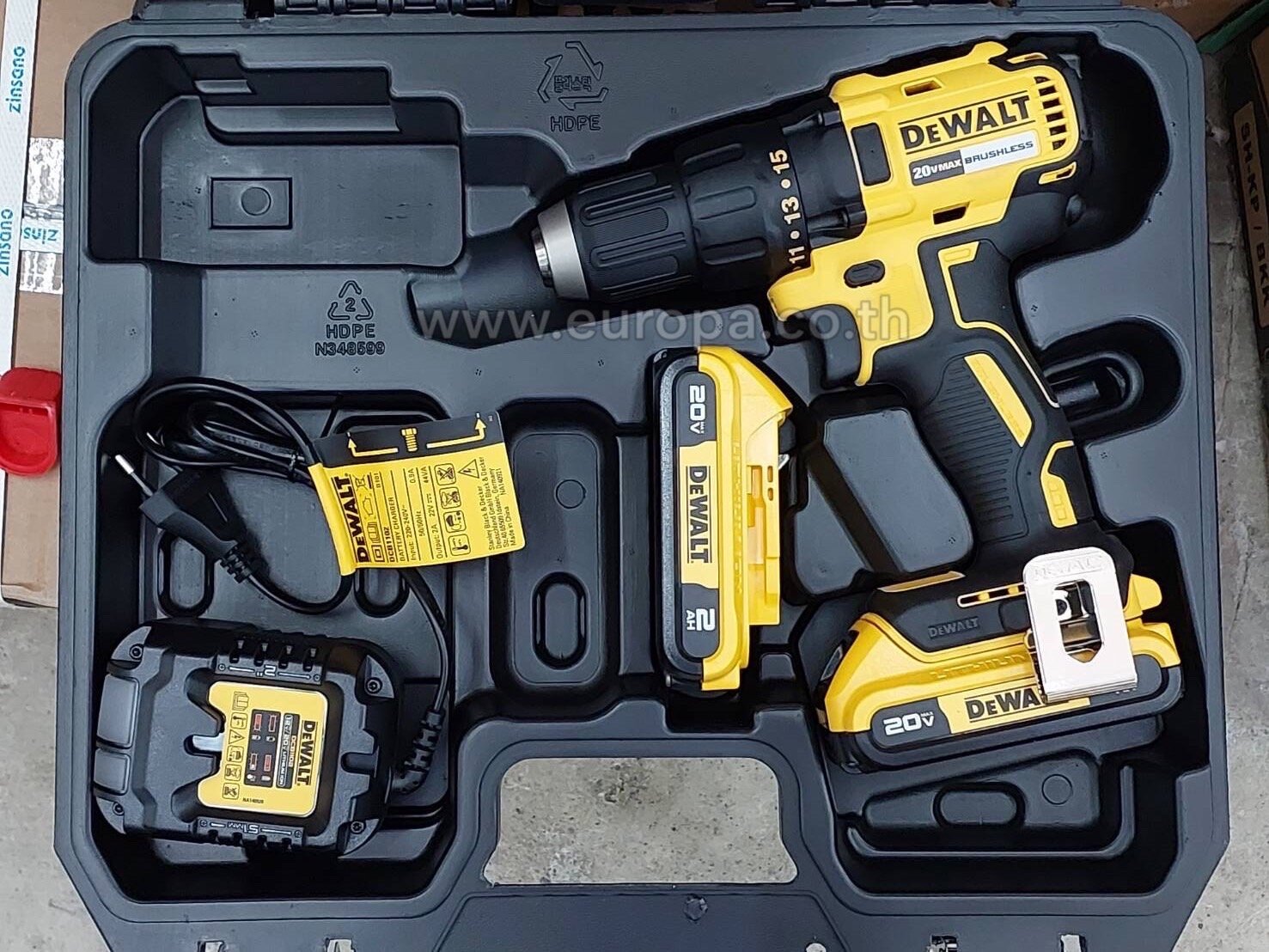 DEWALT DCD7771D2A สว่านไขควงไร้สาย 20V. (แบต 2.0Ah x 2 | 109 pcs ...