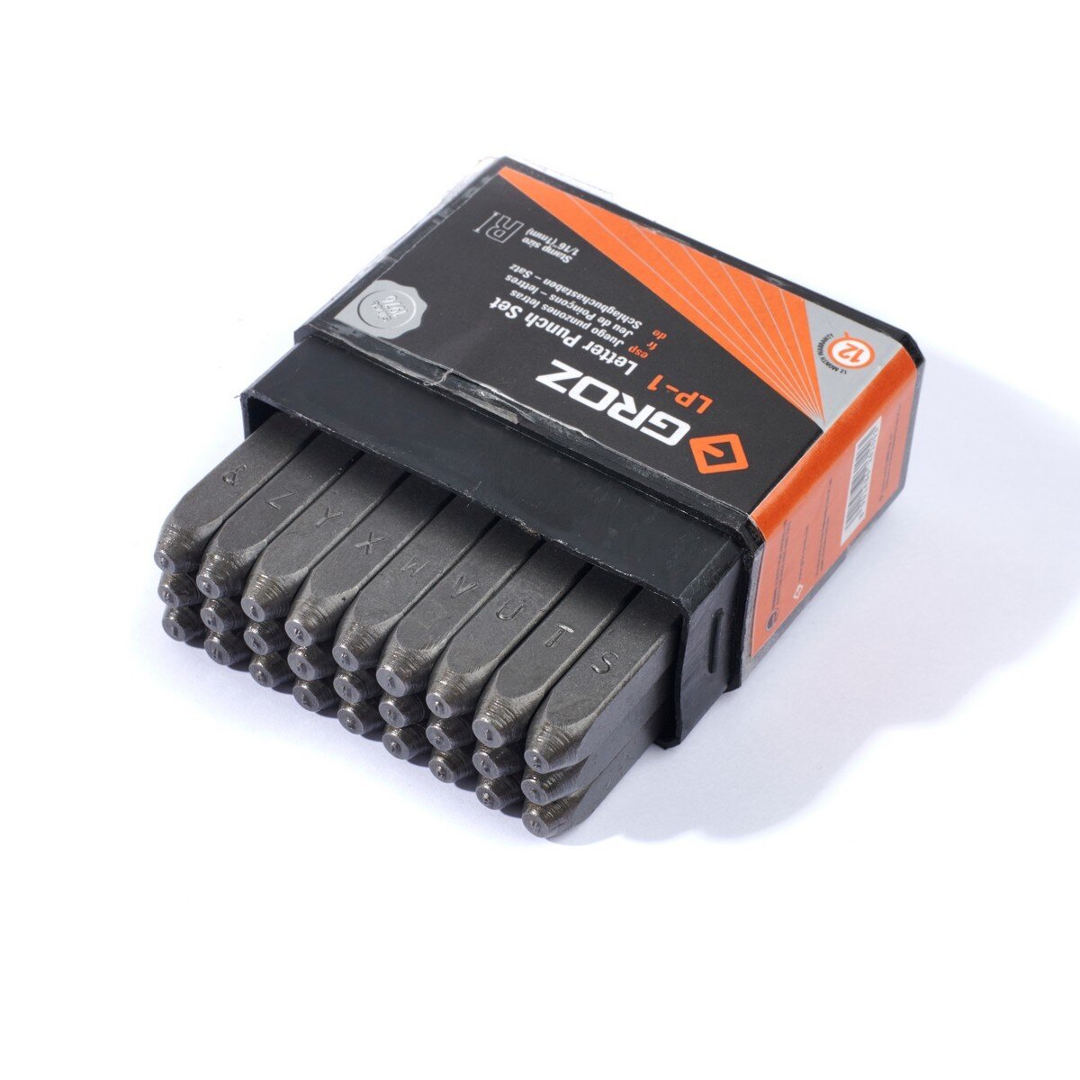 GROZ LP เหล็กตอกตัวอักษร A - Z (พิมพ์ใหญ่) - EUROPA.co.th