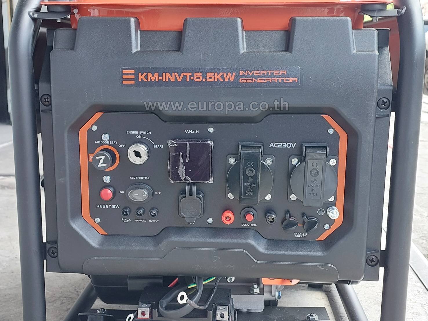 KEMAGE KM-INVT-5.5KW เครื่องปั่นไฟเบนซิน INVERTER 6,000 วัตต์ จ่ายไฟ 220V. 9.0HP (สตาร์ทไฟฟ้า ...