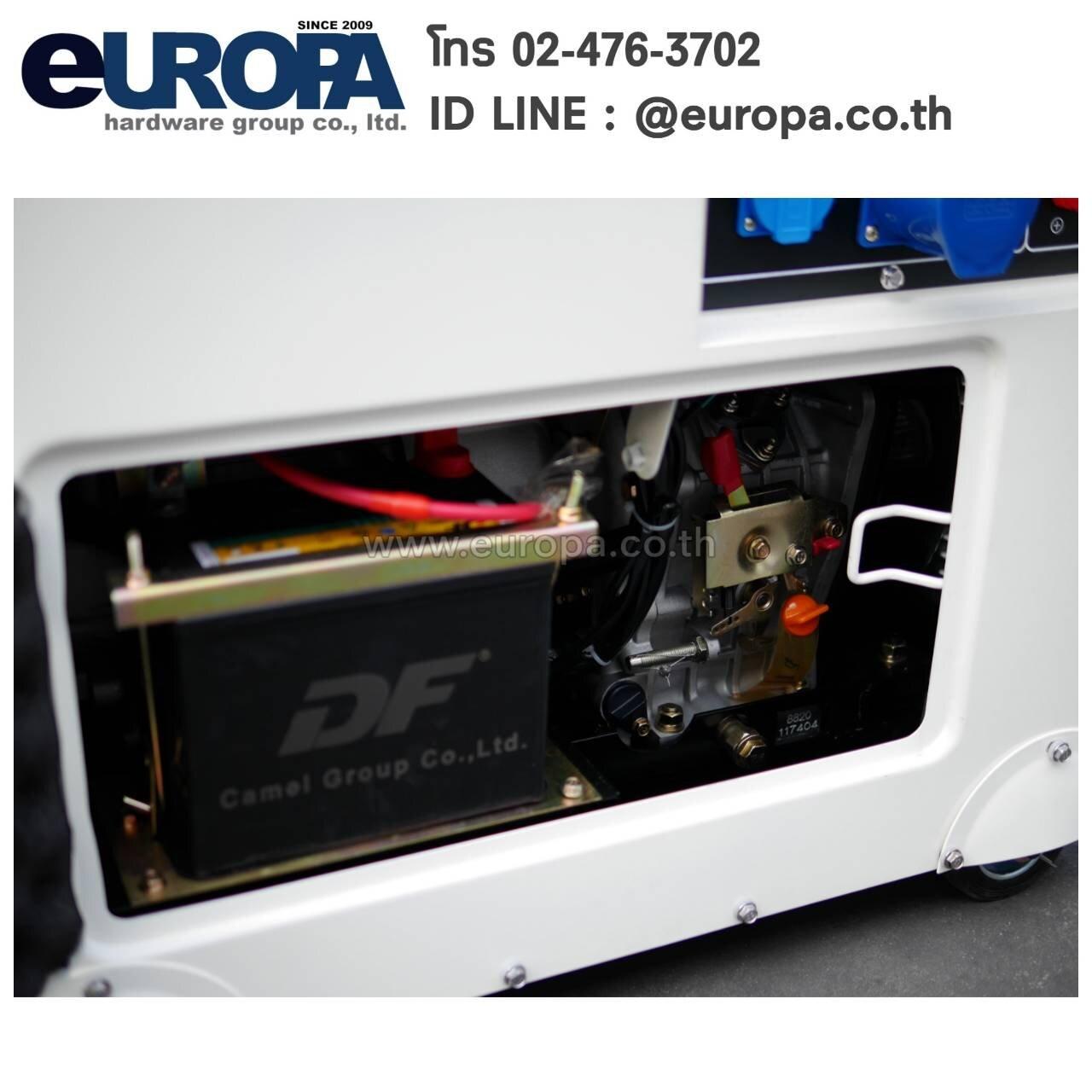 UROGEN DG7LN เครื่องปั่นไฟดีเซล 6.0 kW.(เก็บเสียง) 12 แรงม้า จ่ายไฟ 220V. UROGEN (กำลังไฟฟ้า ...