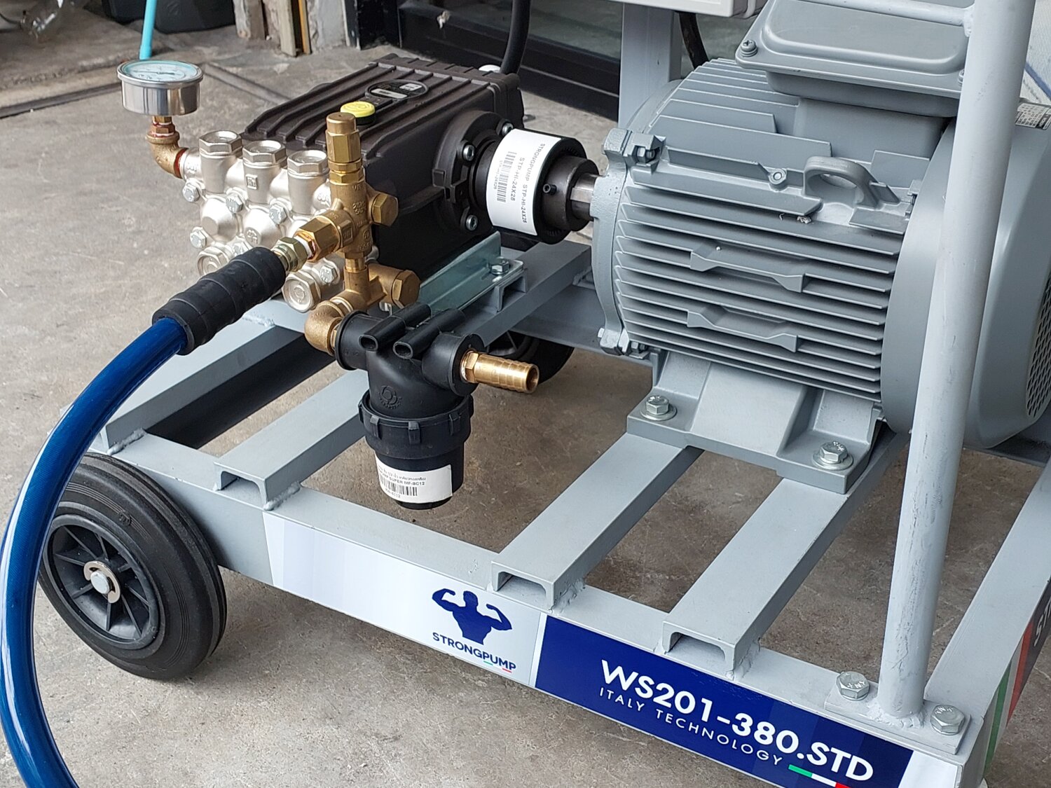 STRONGPUMP WS201-380.STD (Pressure by INTERPUMP) เครื่องฉีดน้ำแรงดันสูง ...