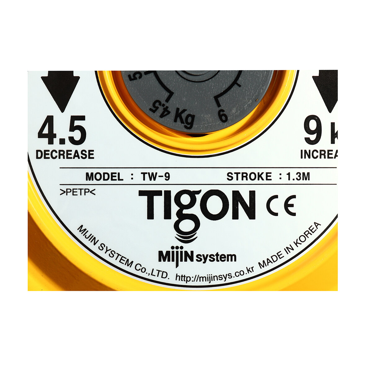 TIGON TW-9 สปริงบาลานเซอร์ (รอกแขวนแบบสปริง) (รับน้ำหนัก 4.5 - 9.0 กก. ...