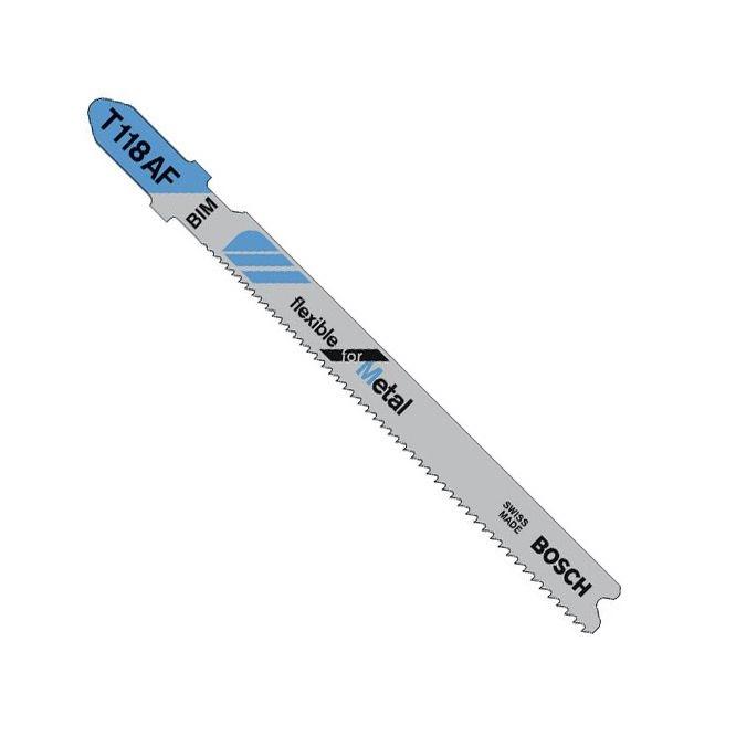 2608634505 BOSCH T118AF ใบเลื่อยจิ๊กซอว์ตัดเหล็ก (5 ใบ/แพค) - EUROPA.co.th