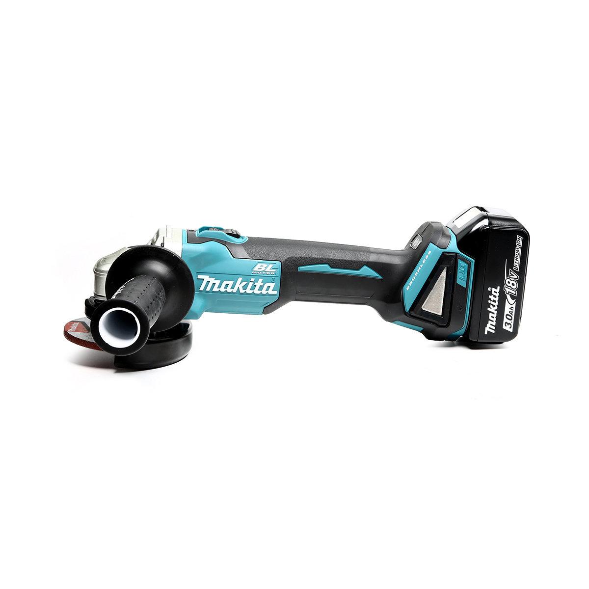 Makita DGA404RFE เครื่องเจียรไร้สาย 4 นิ้ว 18V. (แบต 3.0Ah x 1 + 1 แท่น ...