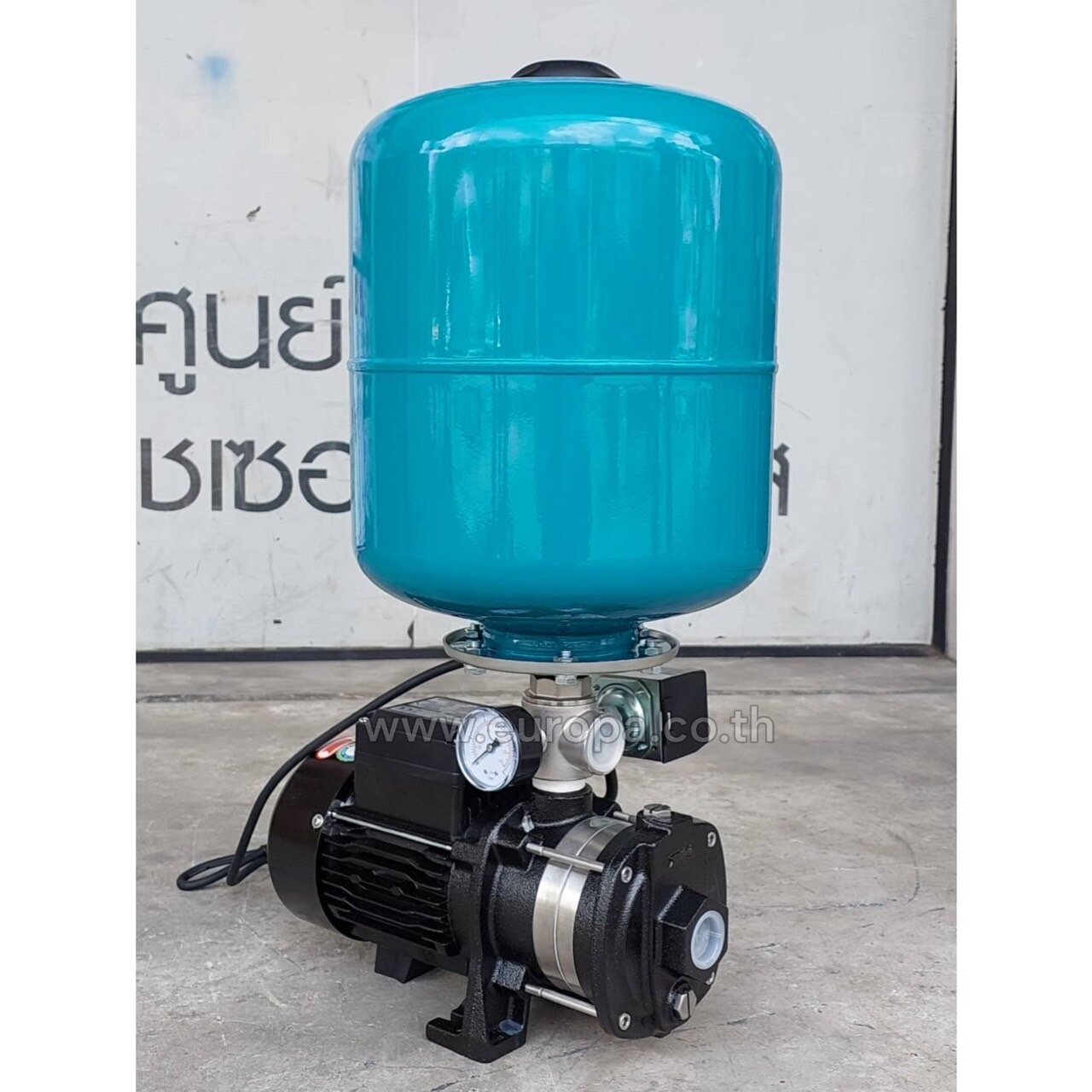 LEO ECHm2-30D-PT19 ปั๊มน้ำแรงดันคงที่ MINI BOOSTER PUMP 1/2 แรงม้า 220 โวลต์ 1 x 1 นิ้ว + ถัง ...