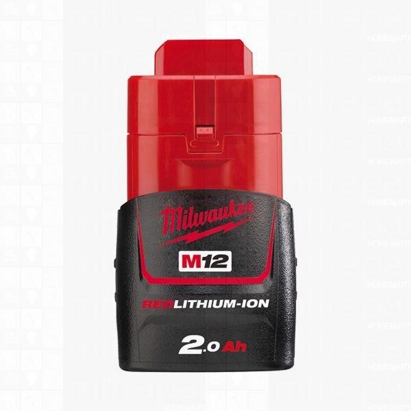 Milwaukee M12 B2 แบตเตอรี่ 12V. 2.0 Ah. (รับประกัน 1 ปี) (001998232 ...