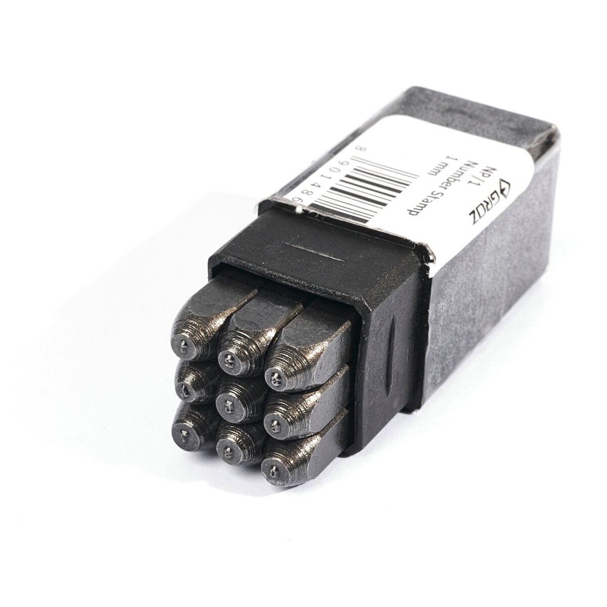 GROZ NP เหล็กตอกตัวเลข 0-9 ขนาด 1.0 มม. (เลข 6 กับ 9 ใช้ตัวเดียวกัน) - EUROPA.co.th