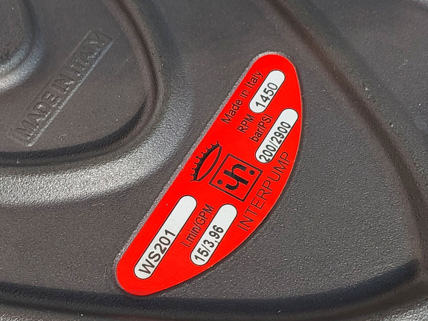 STRONGPUMP WS201-380.STD2 (Pressure by INTERPUMP) เครื่องฉีดน้ำแรงดัน ...