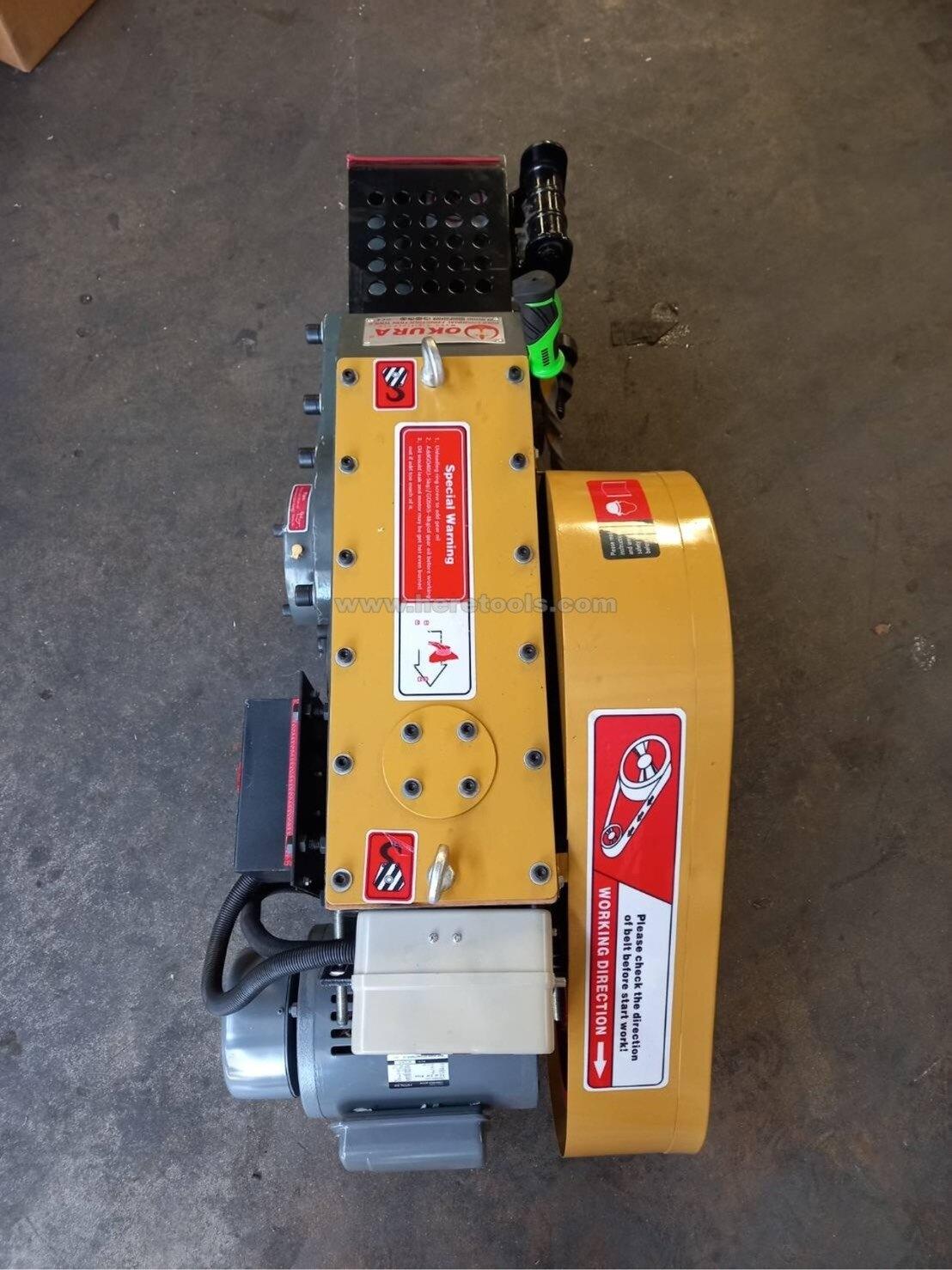 OKURA OKC-42A-HI220 เครื่องตัดเหล็กข้ออ้อย 32 มม.+ มอเตอร์ 3 แรงม้า 220V.HITACHI - EUROPA.co.th