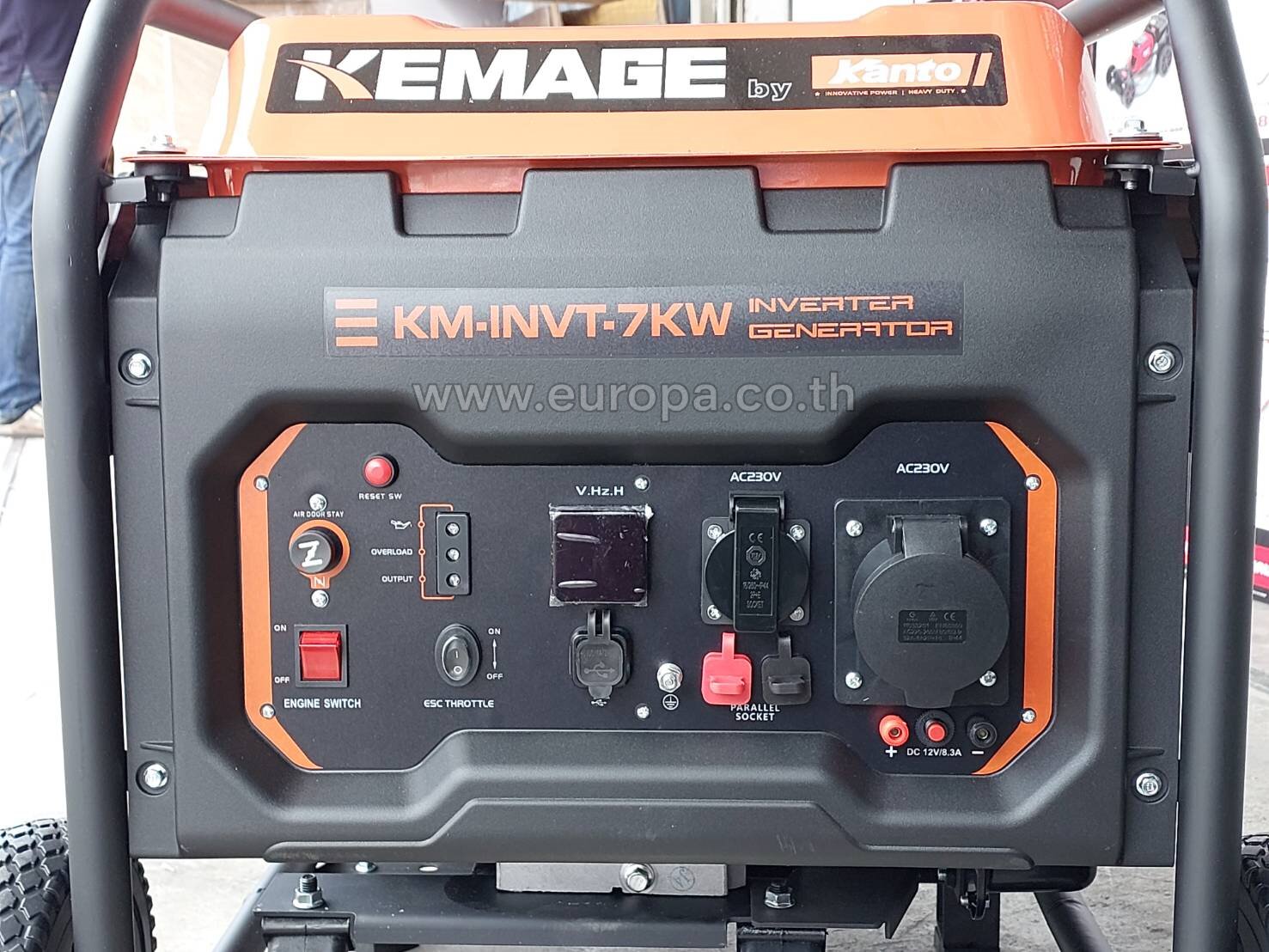 KEMAGE KM-INVT-7KW เครื่องปั่นไฟเบนซิน INVERTER 7,500 วัตต์ จ่ายไฟ 220V ...