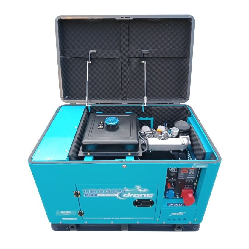 UROGEN DRONE-LS3-14(380V) เครื่องปั่นไฟดีเซล (เก็บเสียง) 14.0 kW. 220V ...