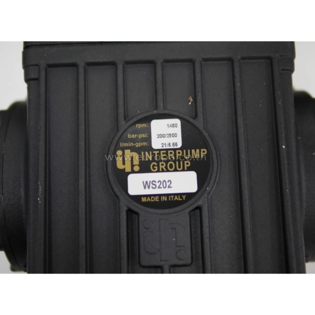 INTERPUMP WS202 หัวปั๊มอัดฉีด 200 บาร์ (ปริมาณน้ำ 1260 ลิตร/ชั่วโมง ...