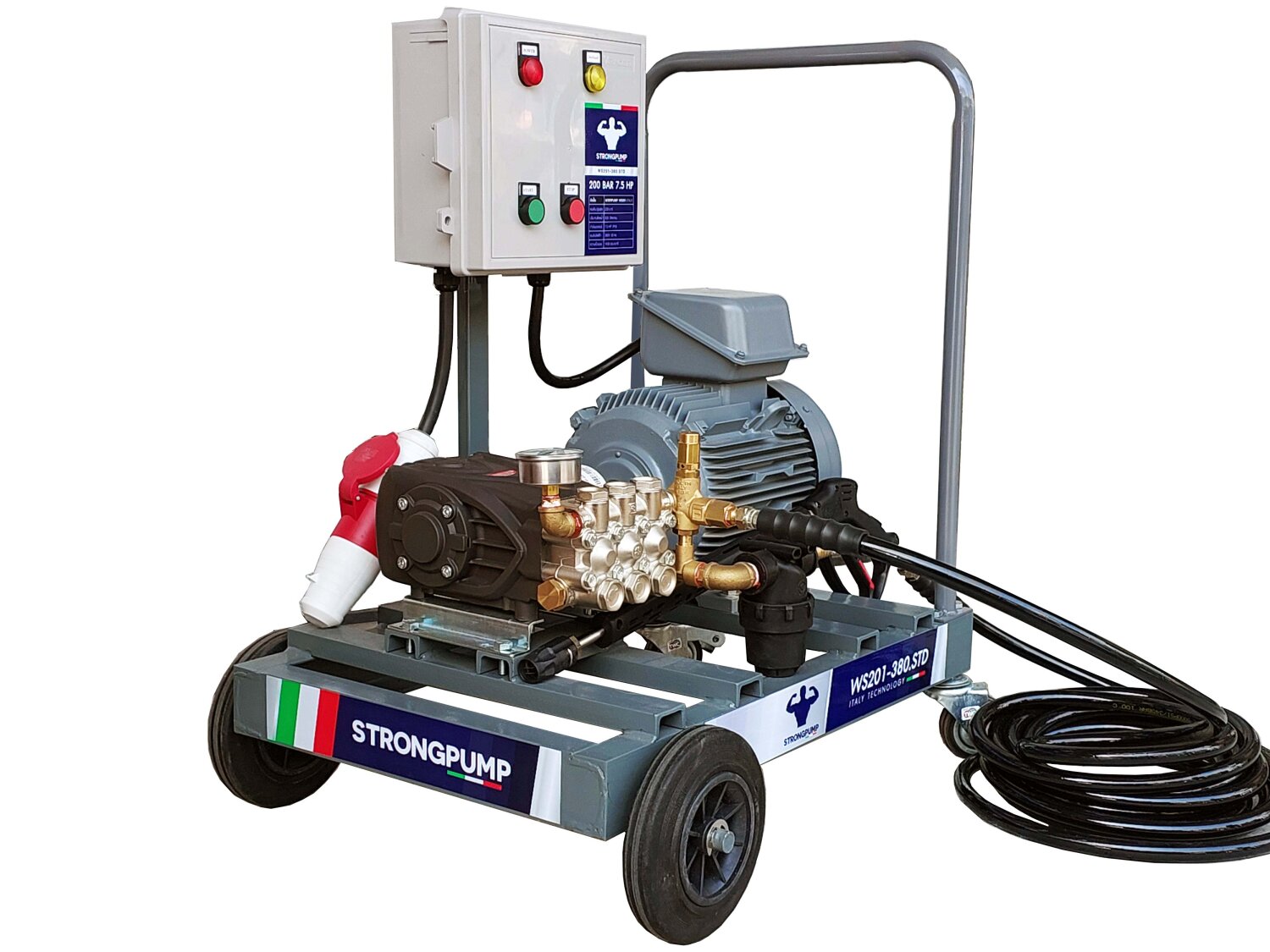 STRONGPUMP WS201-380.STD2 (Pressure by INTERPUMP) เครื่องฉีดน้ำแรงดัน ...