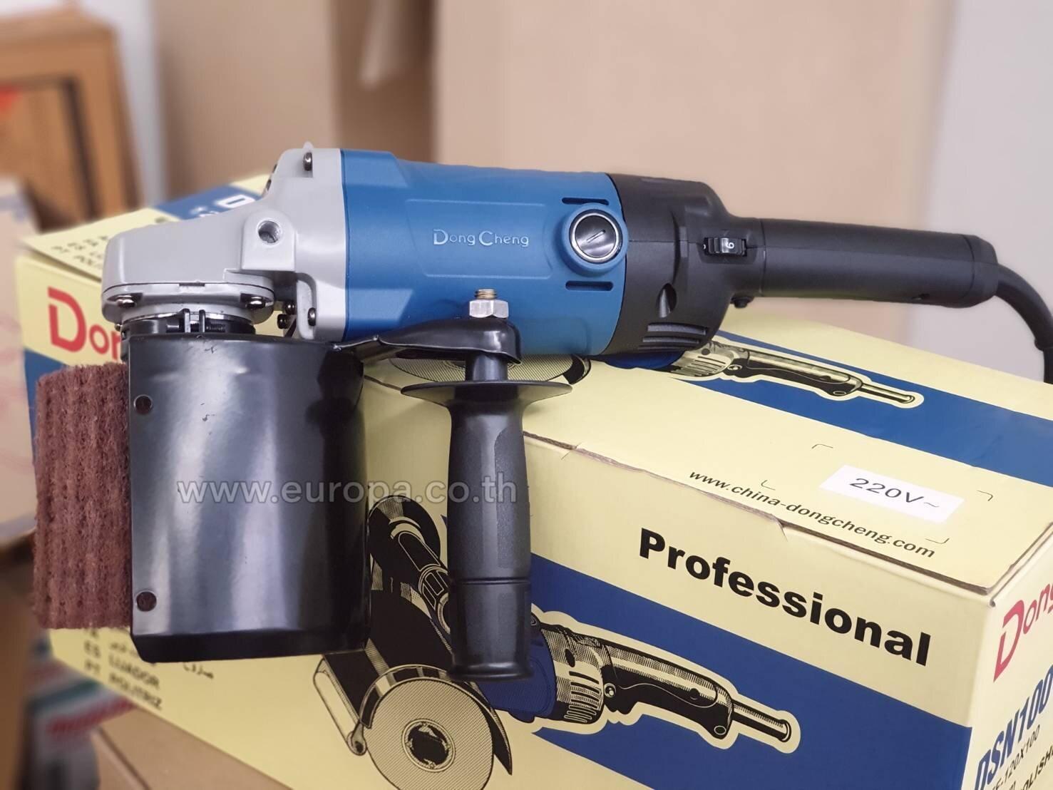 Dongcheng DSN100 เครื่องขัดสแตนเลสแฮร์ไลน์ 4 นิ้ว (ปรับรอบ) 1400 วัตต์ ...