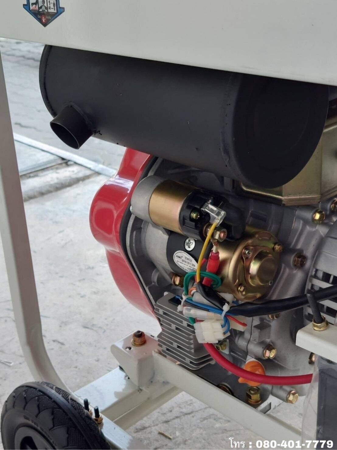 UROGEN DRONE-DG9LE เครื่องปั่นไฟดีเซล 7.3 kW. 16 แรงม้า จ่ายไฟ 220V ...