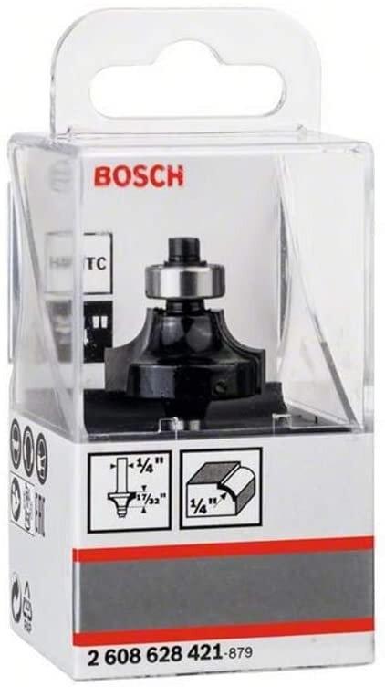 2608628421 BOSCH ดอกเร้าเตอร์ ตีโค้งปลายลูกปืน แกน 1/4 นิ้ว - EUROPA.co.th