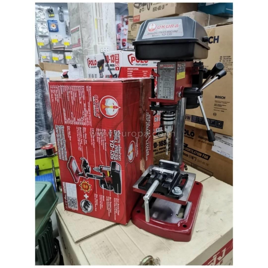 OKURA YD-13S สว่านแท่น 13 มม 1/3 แรงม้า (แถมปากกาจับ | 220V.| รับประกัน 1 ปี) - EUROPA.co.th