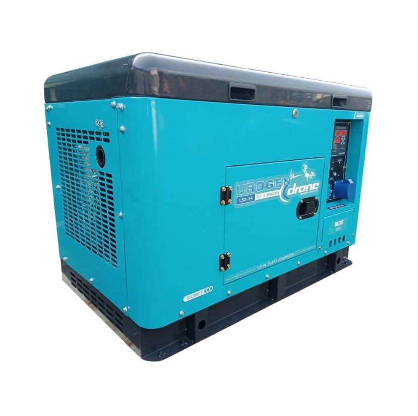 UROGEN DRONE-LS3-14(220V) เครื่องปั่นไฟดีเซล (เก็บเสียง) 11.5 kW. 220V ...