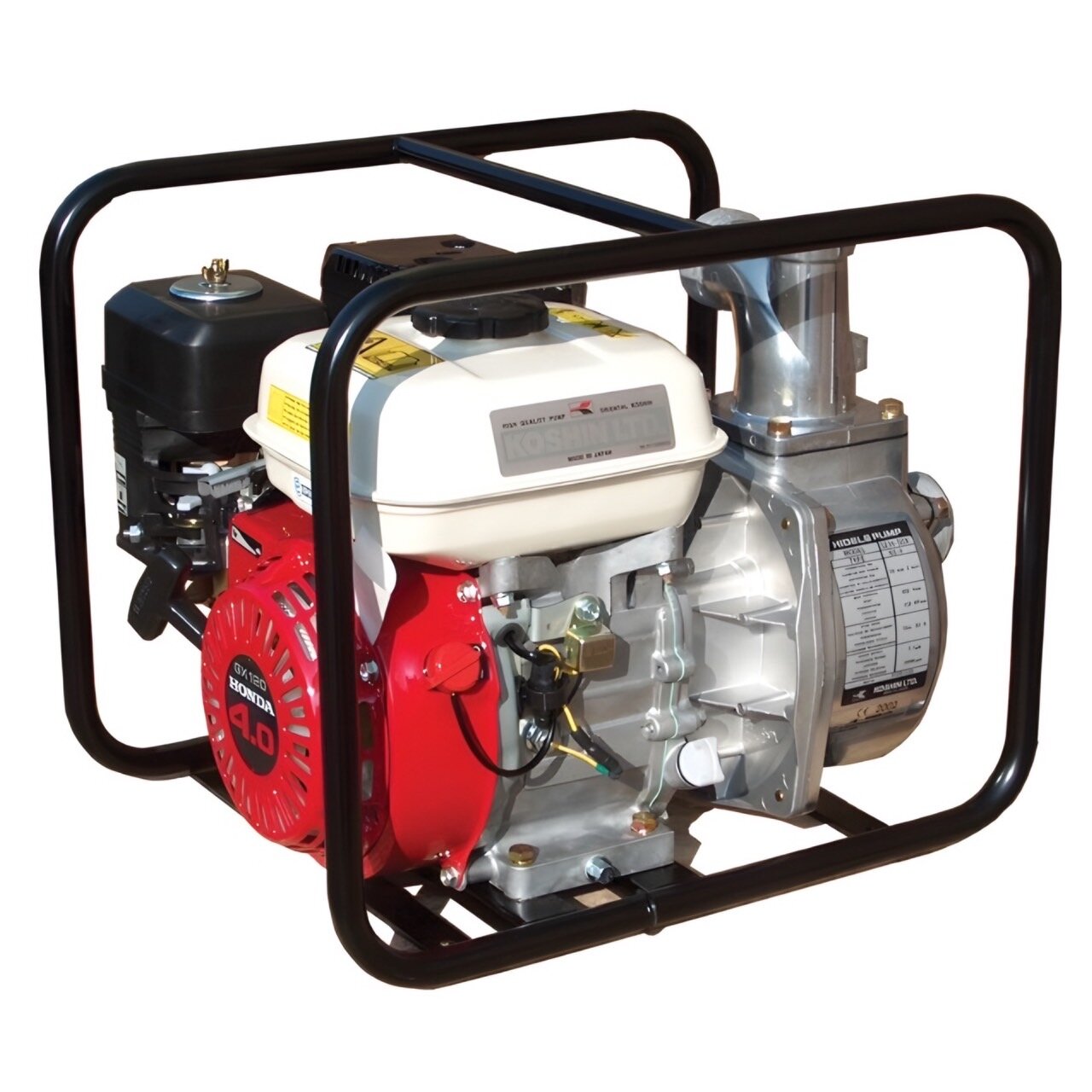 KOSHIN SEH-50X ปั๊มเครื่องยนต์สูบน้ำ 2 นิ้ว + Honda GX120 (เบนซิน 122 cc.| 4 จังหวะ | รับประกัน ...