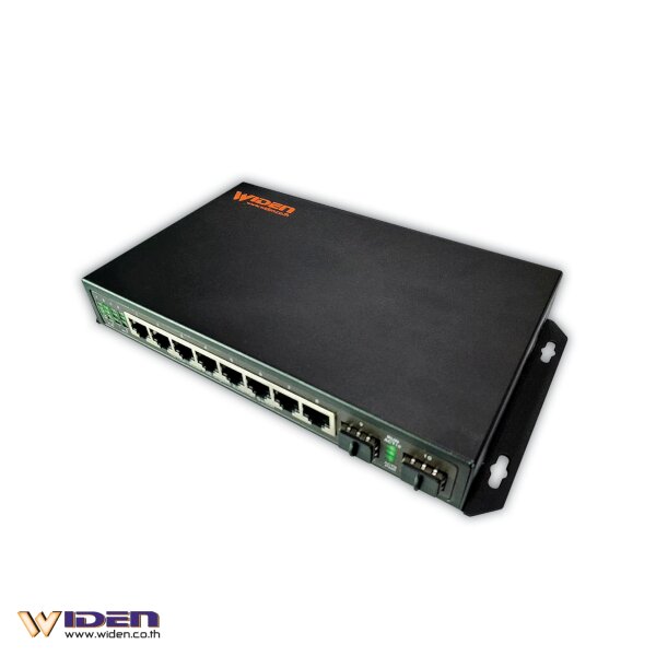 management Poe switch 8 Port + UPlink 2 SFP - Widen trading