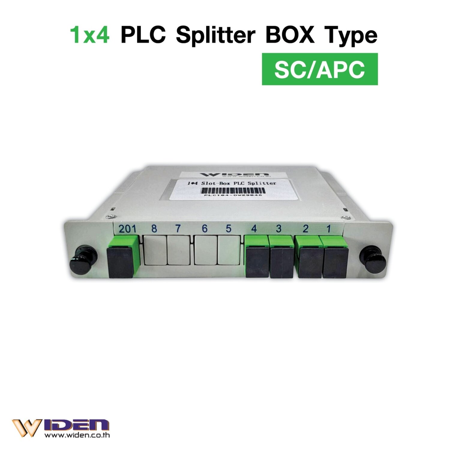 LGX-Box PLC Splitter 1x 4 SC/APC - Widen trading