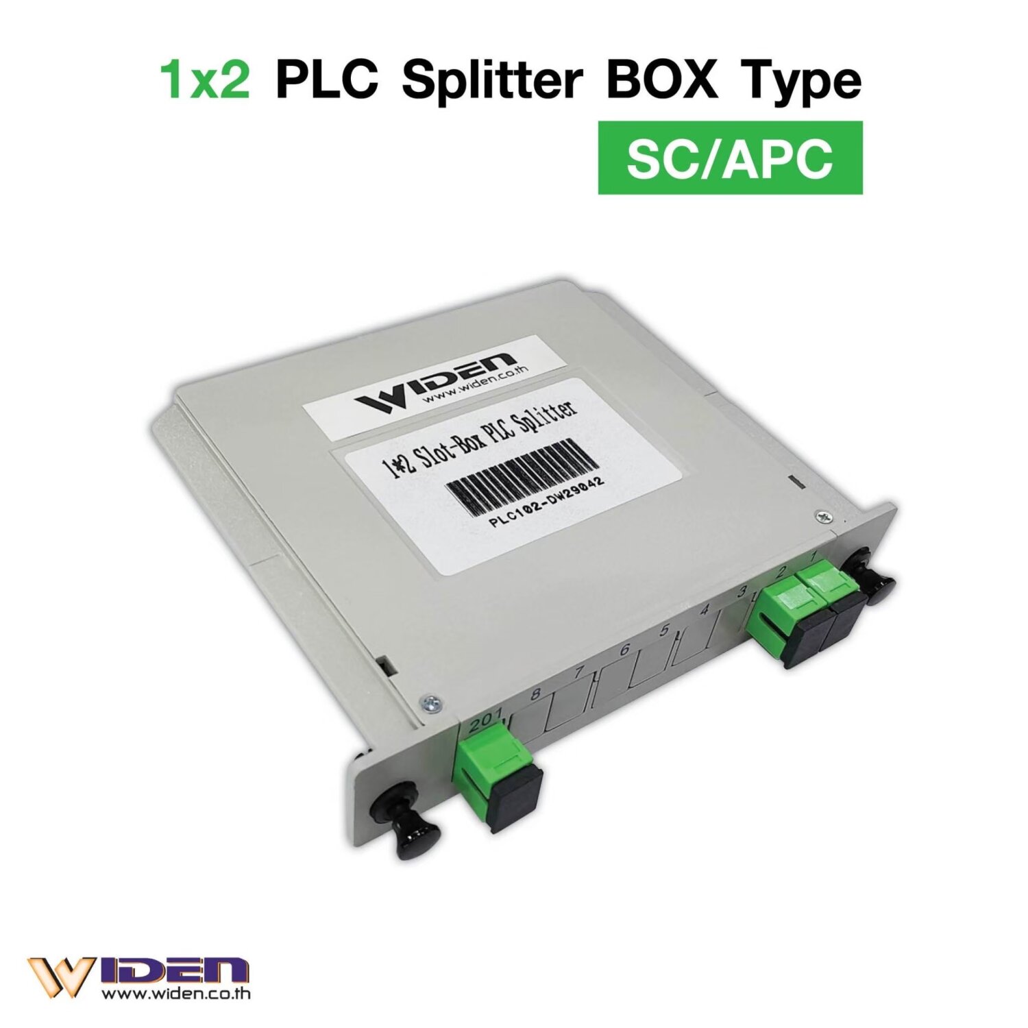 LGX-Box PLC Splitter 1x 2 SC/APC - Widen trading
