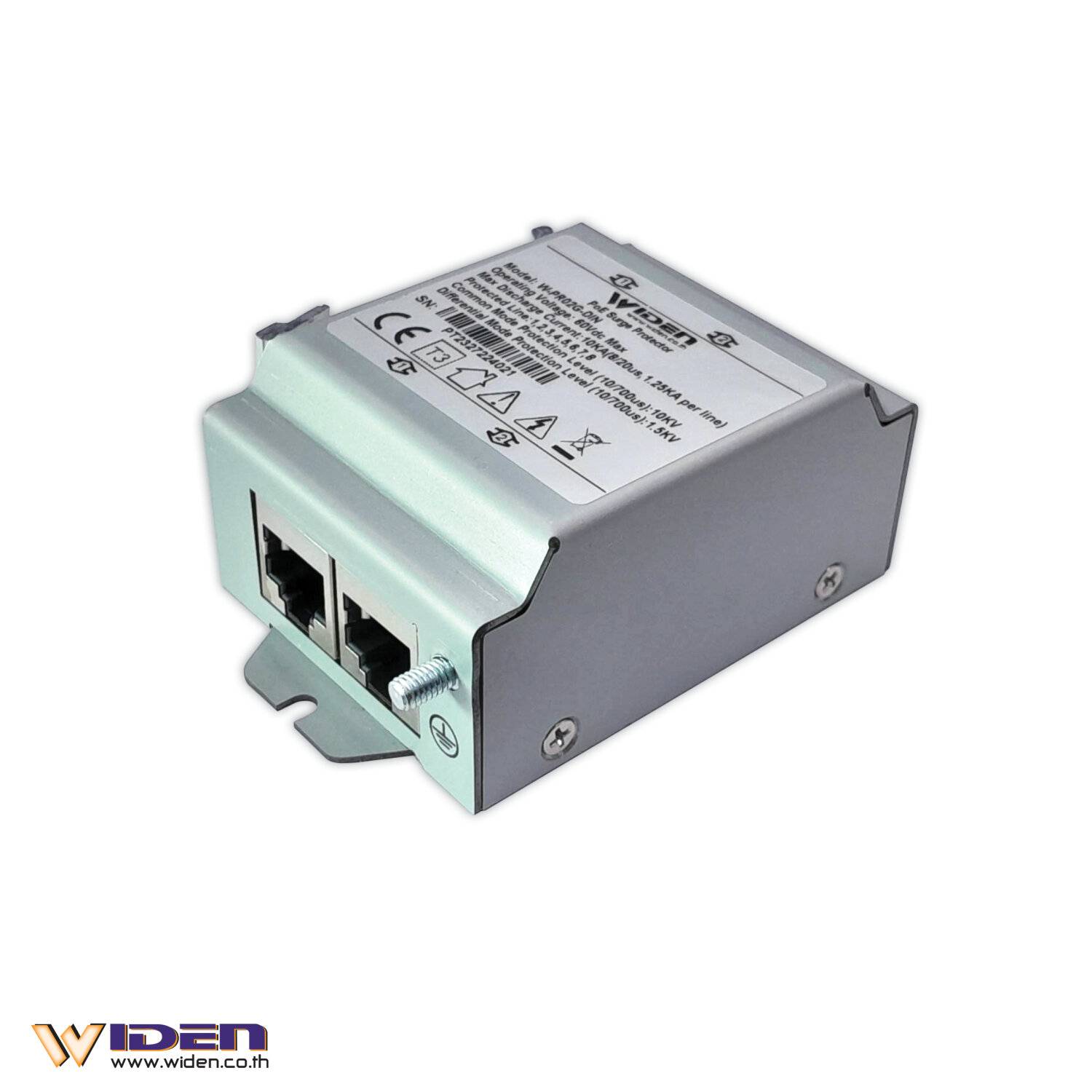 Din-Rail POE Surge Protector 2 port - Widen trading