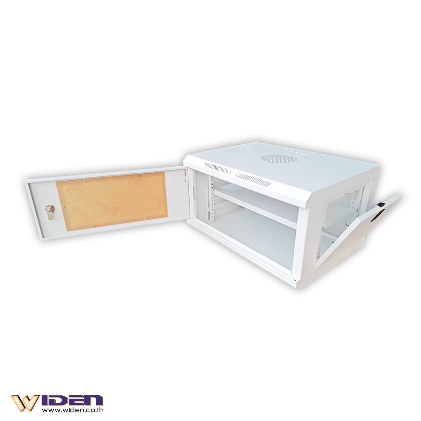 mini Wall Rack 6U 40 สีขาว - Widen trading