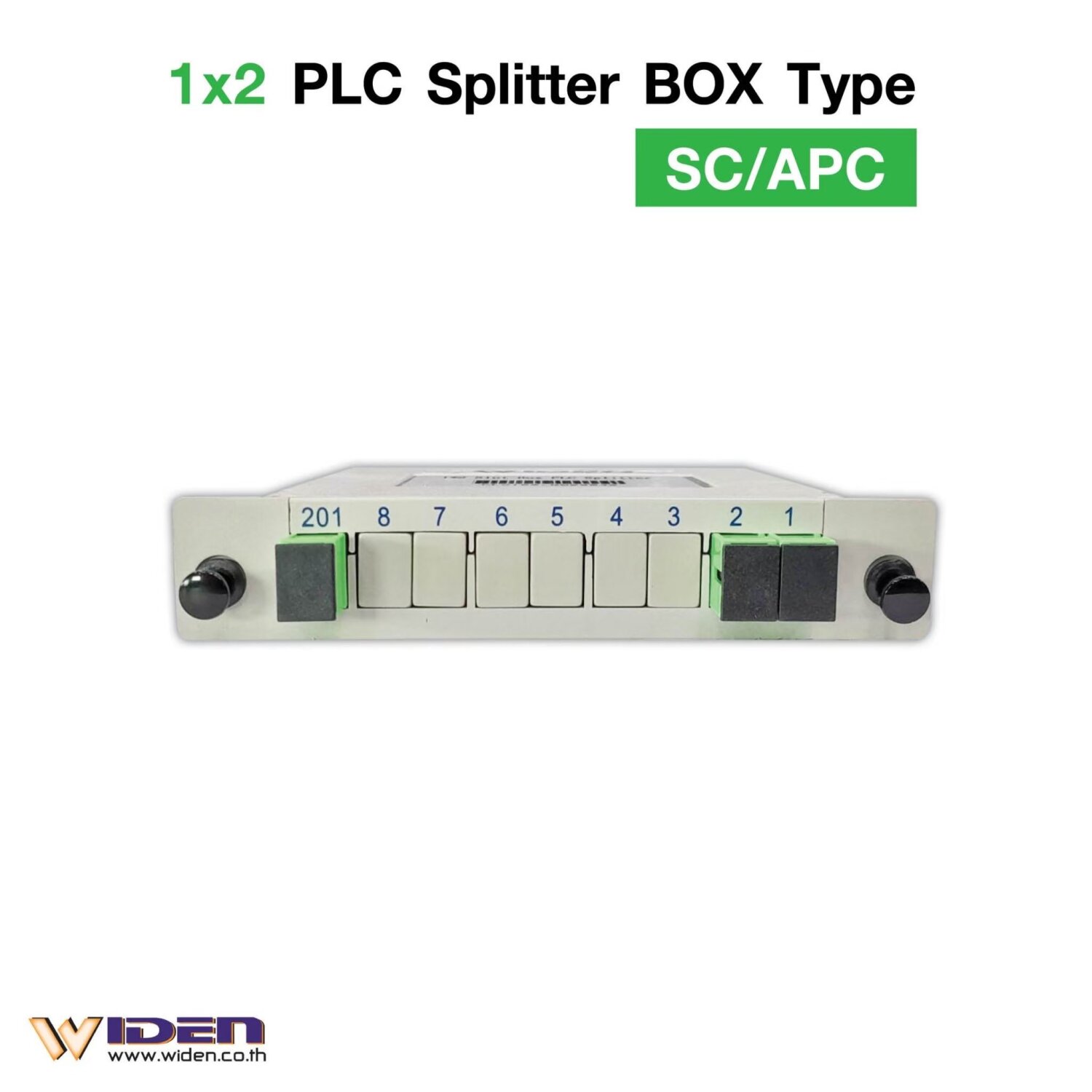 LGX-Box PLC Splitter 1x 2 SC/APC - Widen trading