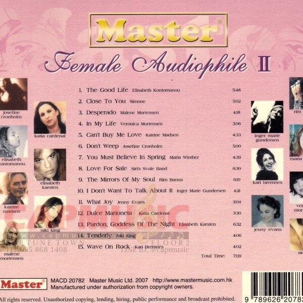 CD Various Artists | Master Female Audiophile II - CAPMUSIC