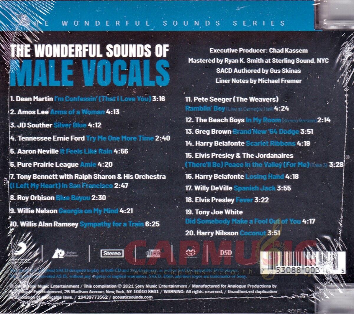 SACD Various Artists | The Wonderful Sounds Of Male Vocals (Hybrid/Stereo) - CAPMUSIC