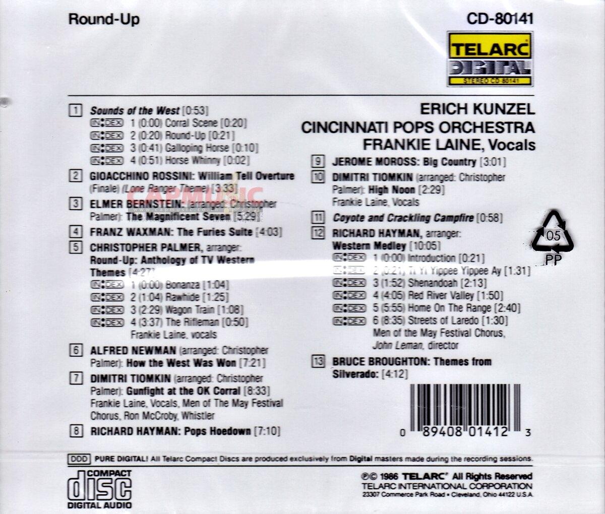 CD Erich Kunzel & Cincinnati Pops Orchestra | Round-Up - CAPMUSIC