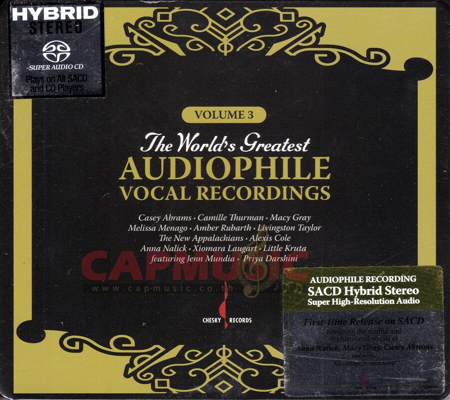 SACD Various Artists | The World's Greatest Audiophile Vocal Recordings ...